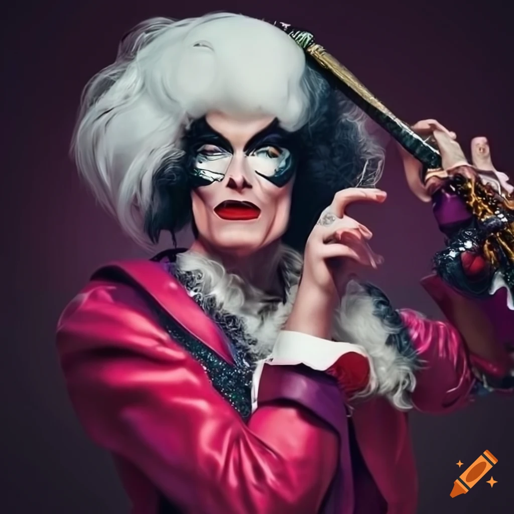 Hyper realistic 80s glam rock pirate villain inspired by Captain Hook ...