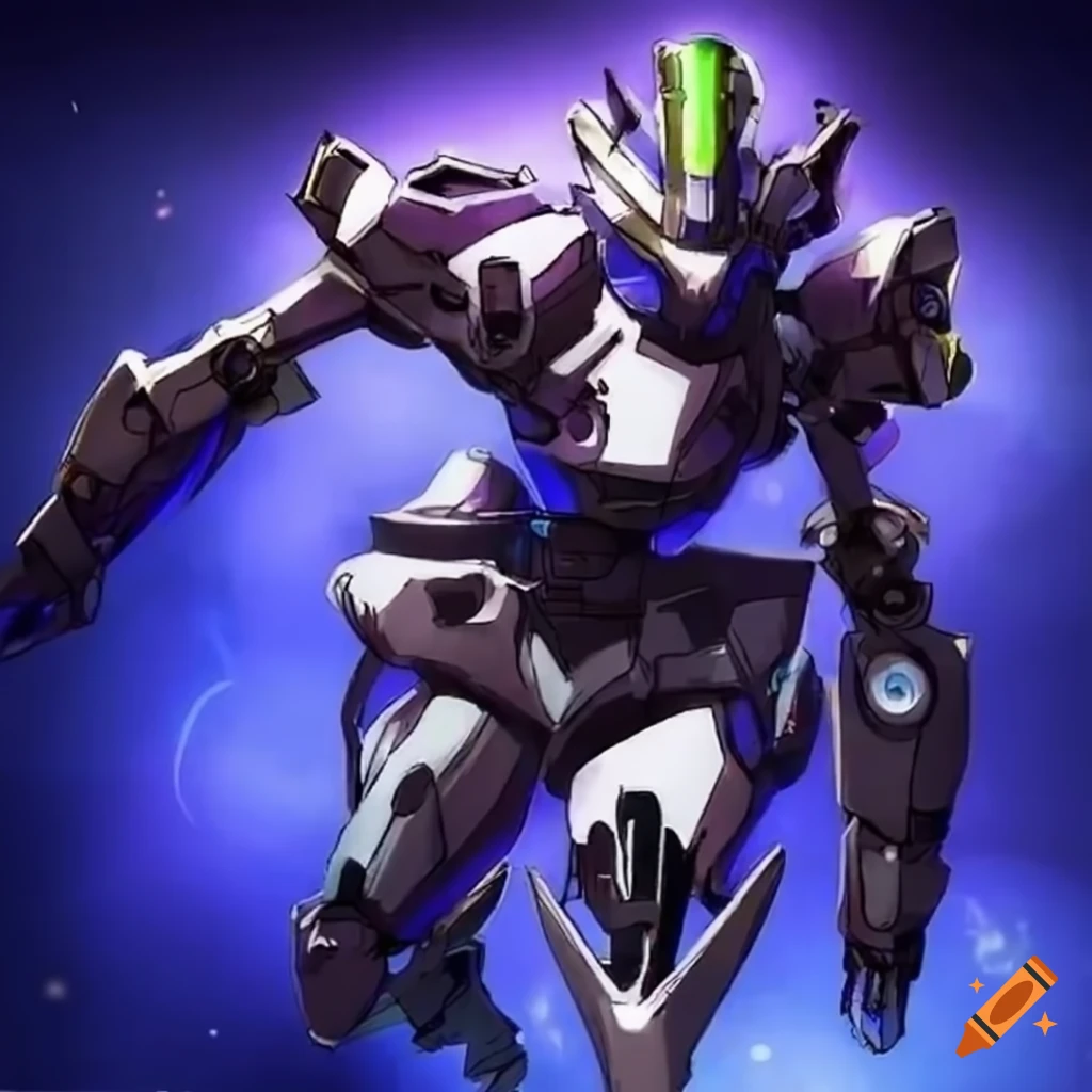 Mech style design inspired by code geass with a female twist on Craiyon