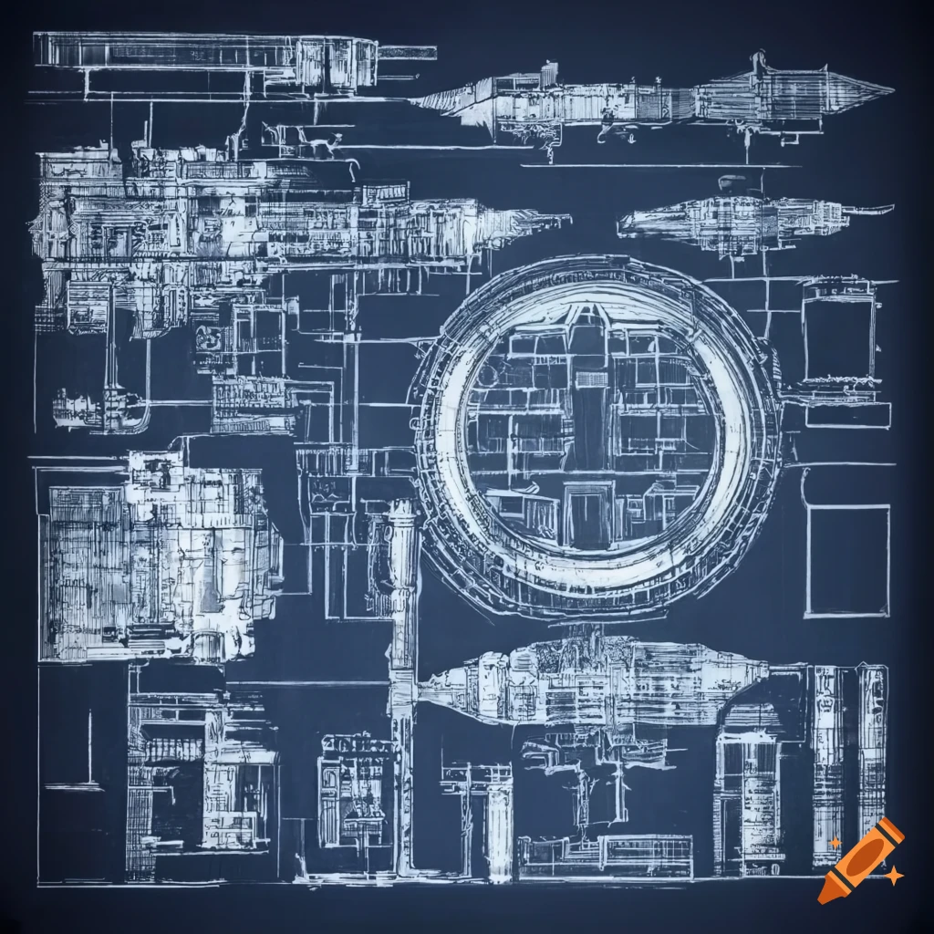 Blueprint schematic of batman showing internal structures and equipment ...