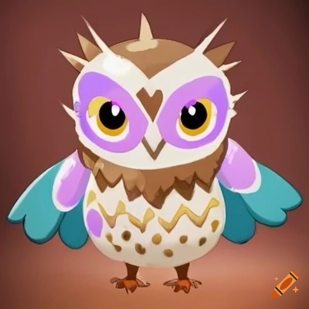 Burrow owl fairy pokémon on Craiyon