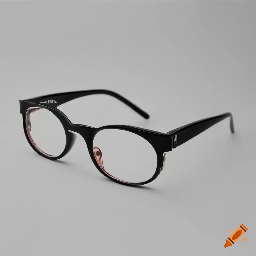 Side view of round eyeglasses on Craiyon