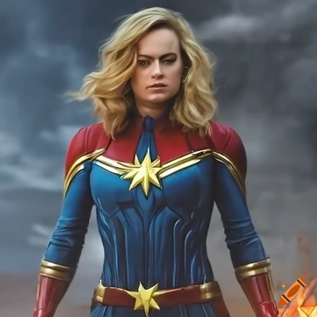 Captain marvel on Craiyon
