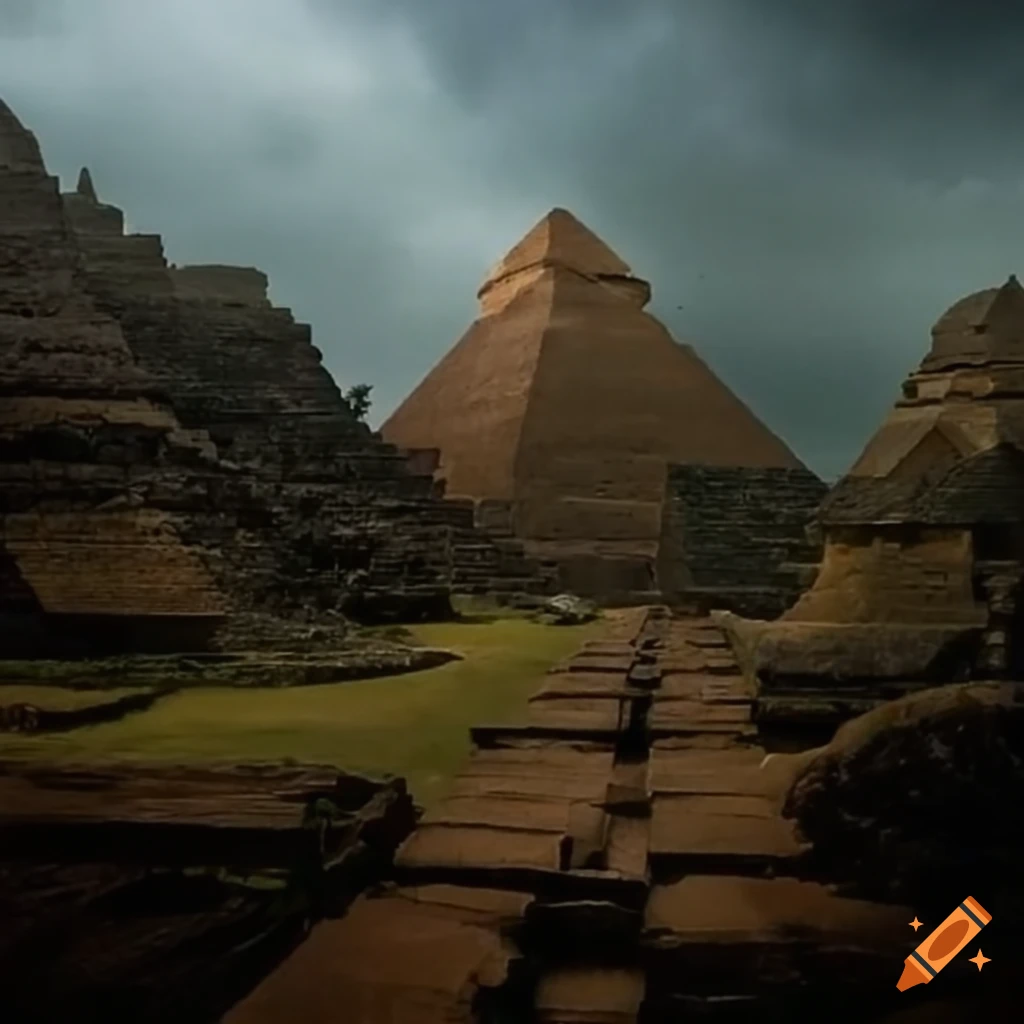 Pyramid in indonesia on Craiyon