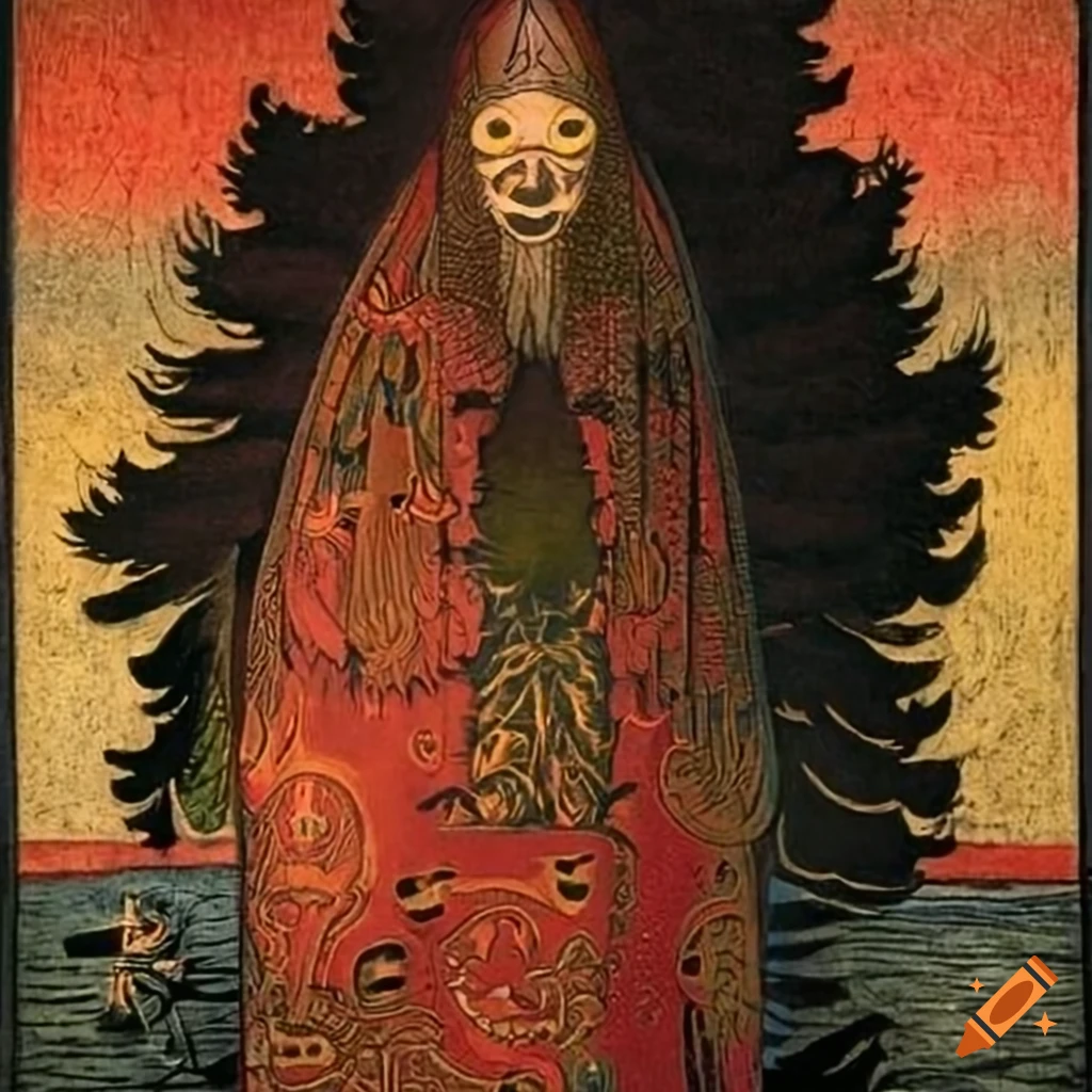 Baba Yaga Tarot by Ivan Bilibin, Theodor Kittelsen, and Hilma af Klint ...