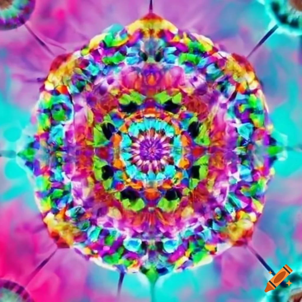 Simple kaleidoscope pattern on Craiyon