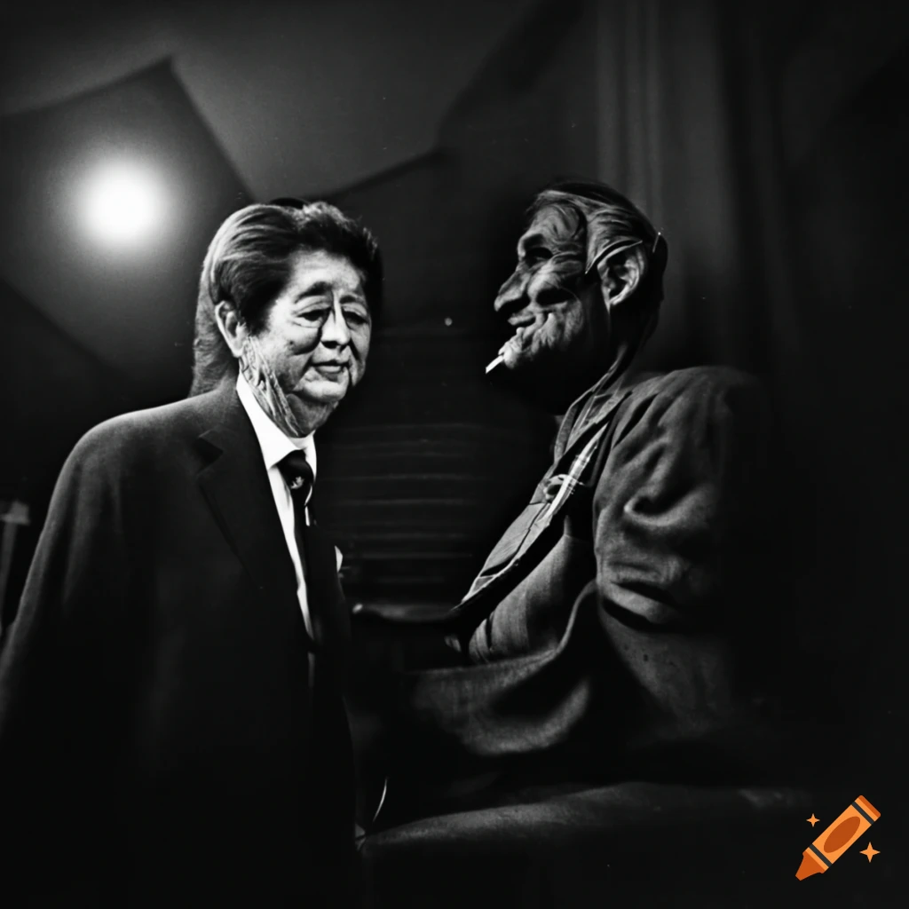 President abe lincoln at the theater on Craiyon