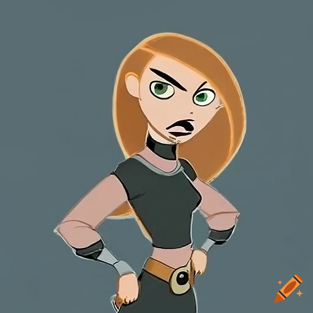 Kim possible character on Craiyon