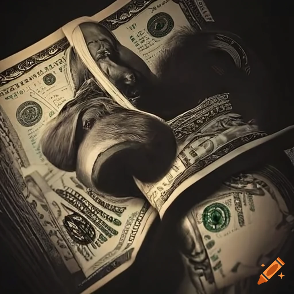 Concept of money secrets on Craiyon