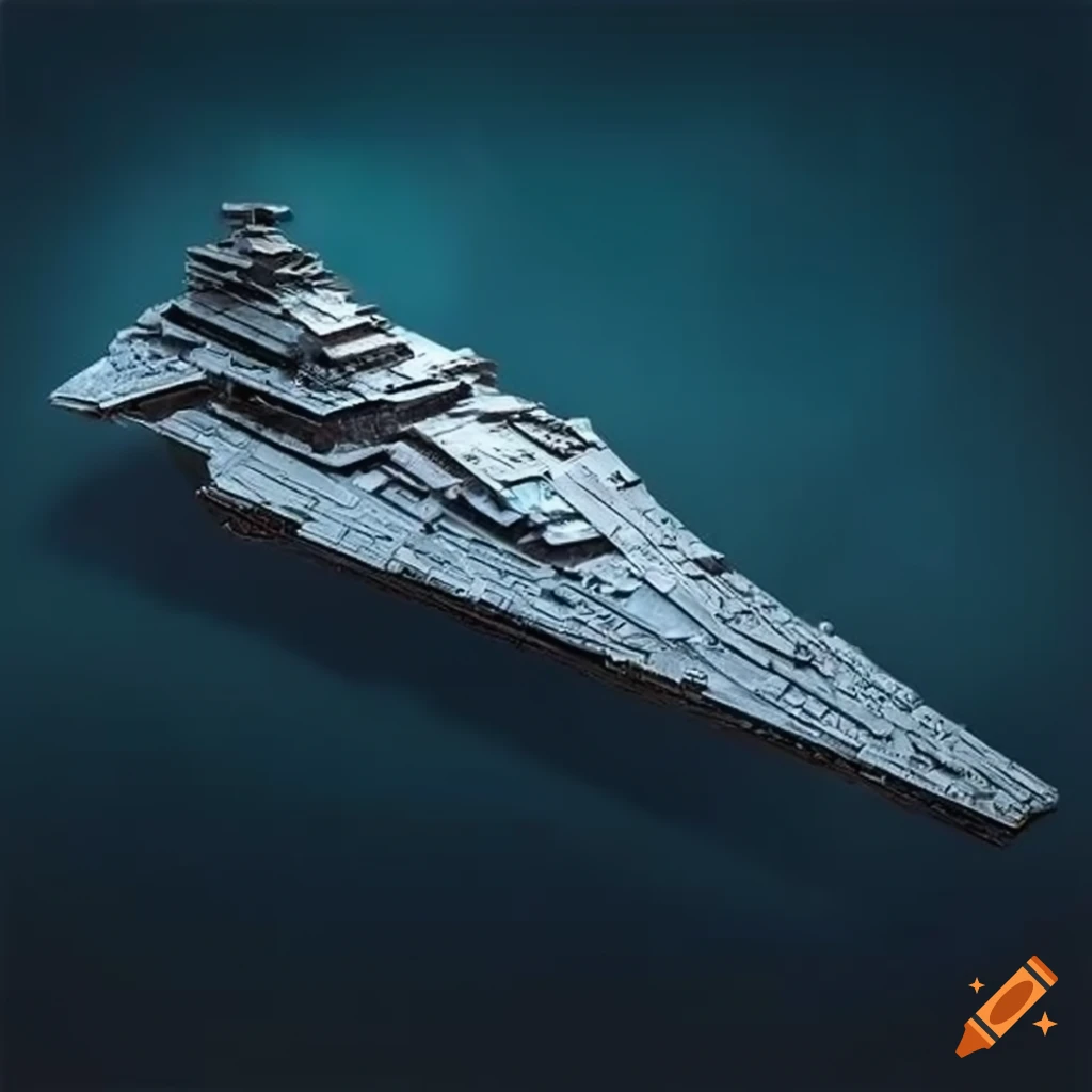 Star wars imperial star destroyer spaceship on Craiyon