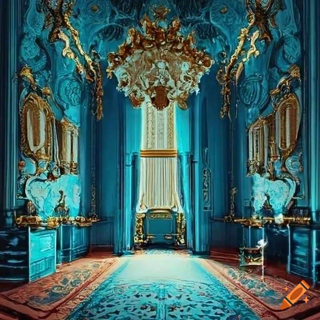 Interior of a small room at the winter palace in russia on Craiyon