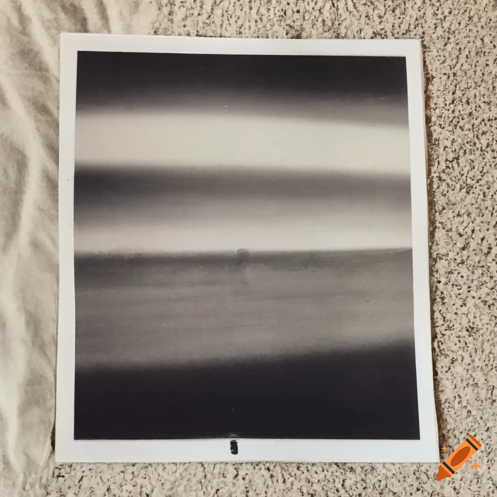 Gray november day in 1993 captured in a polaroid snapshot on Craiyon