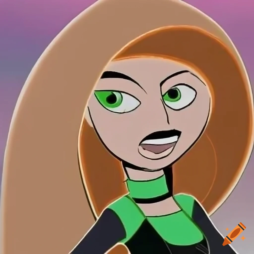 Kim possible smiling on Craiyon