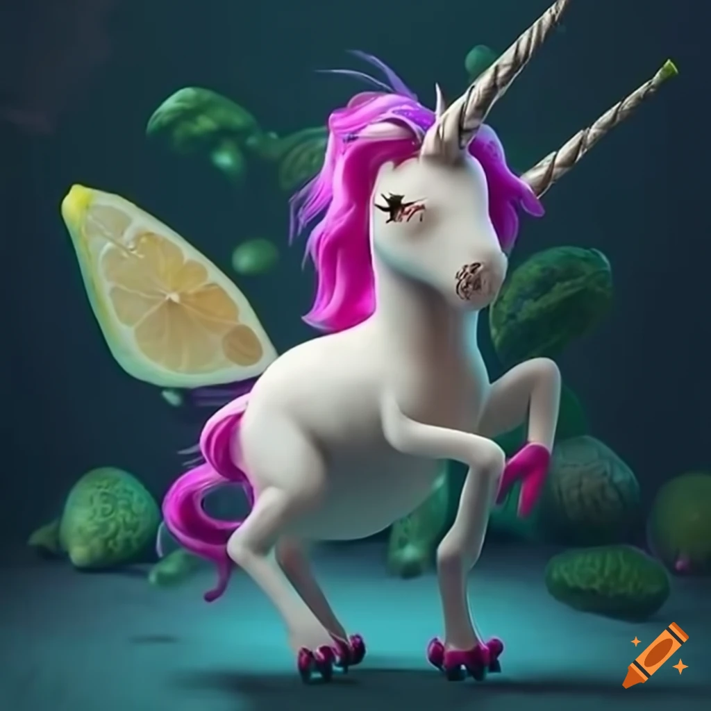 Mythical creatures in a forest with a playful mutant omega mart lemon ...