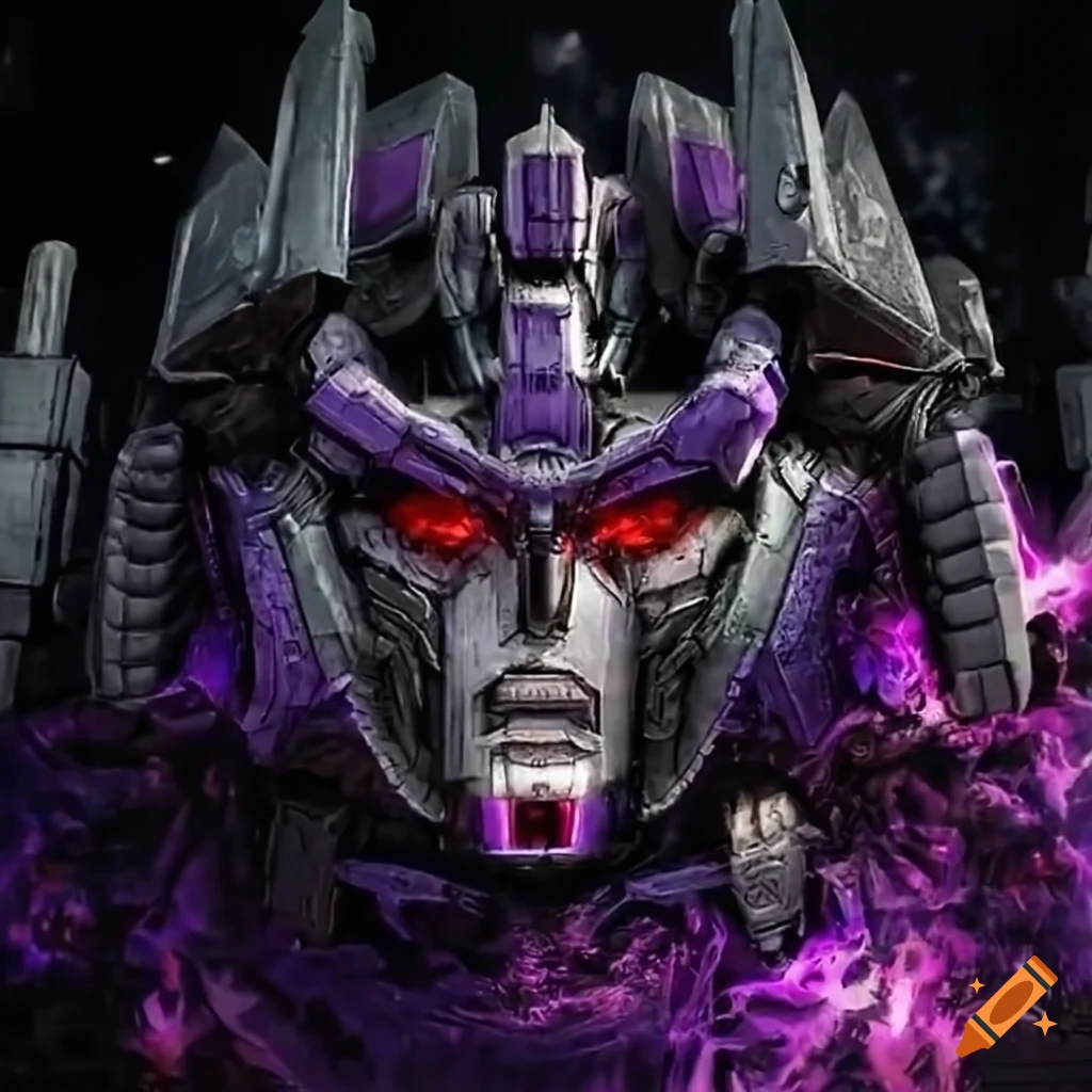 Galvatron character in a war-torn and ghoulish depiction in 4k ...