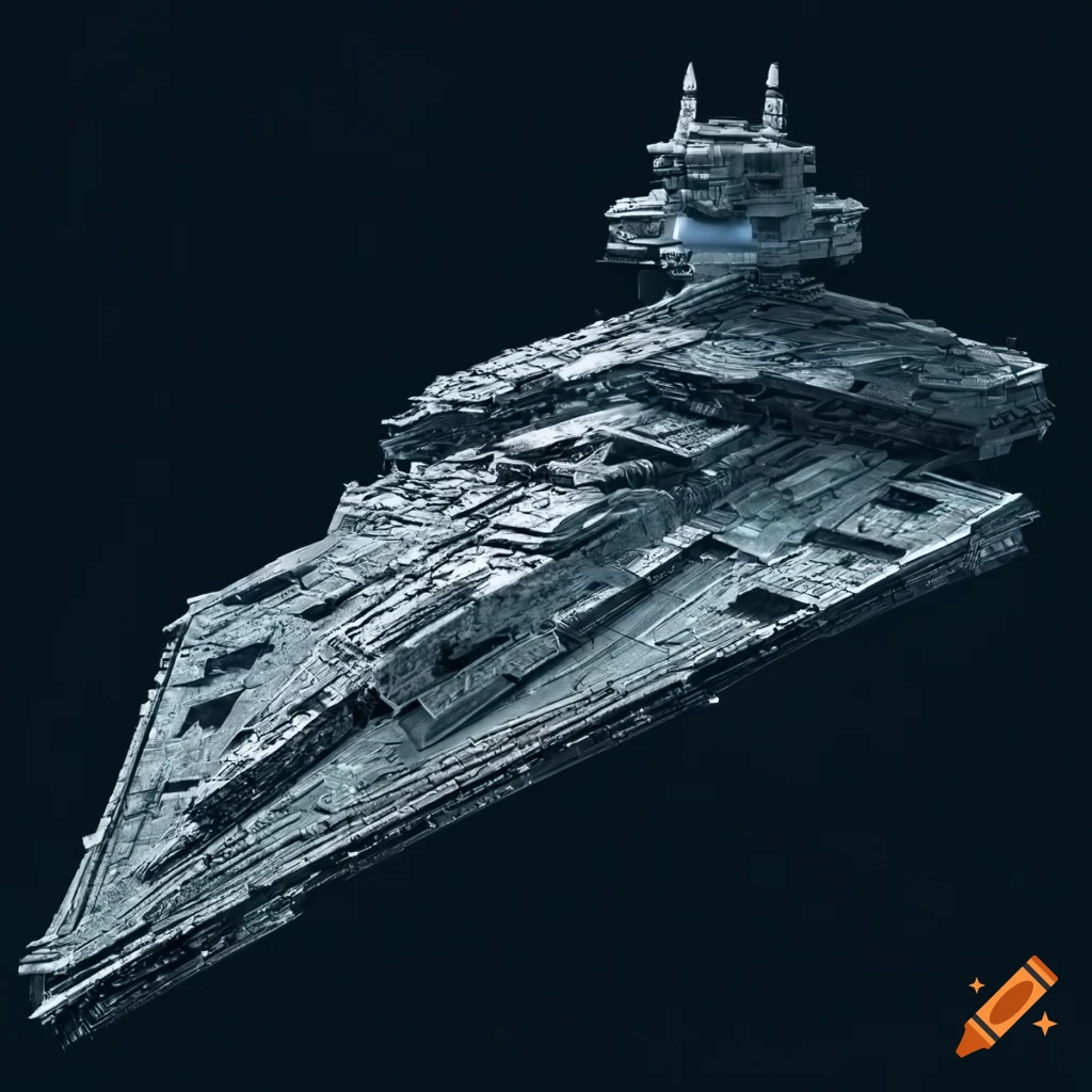 Emperial star destroyer from star wars on Craiyon