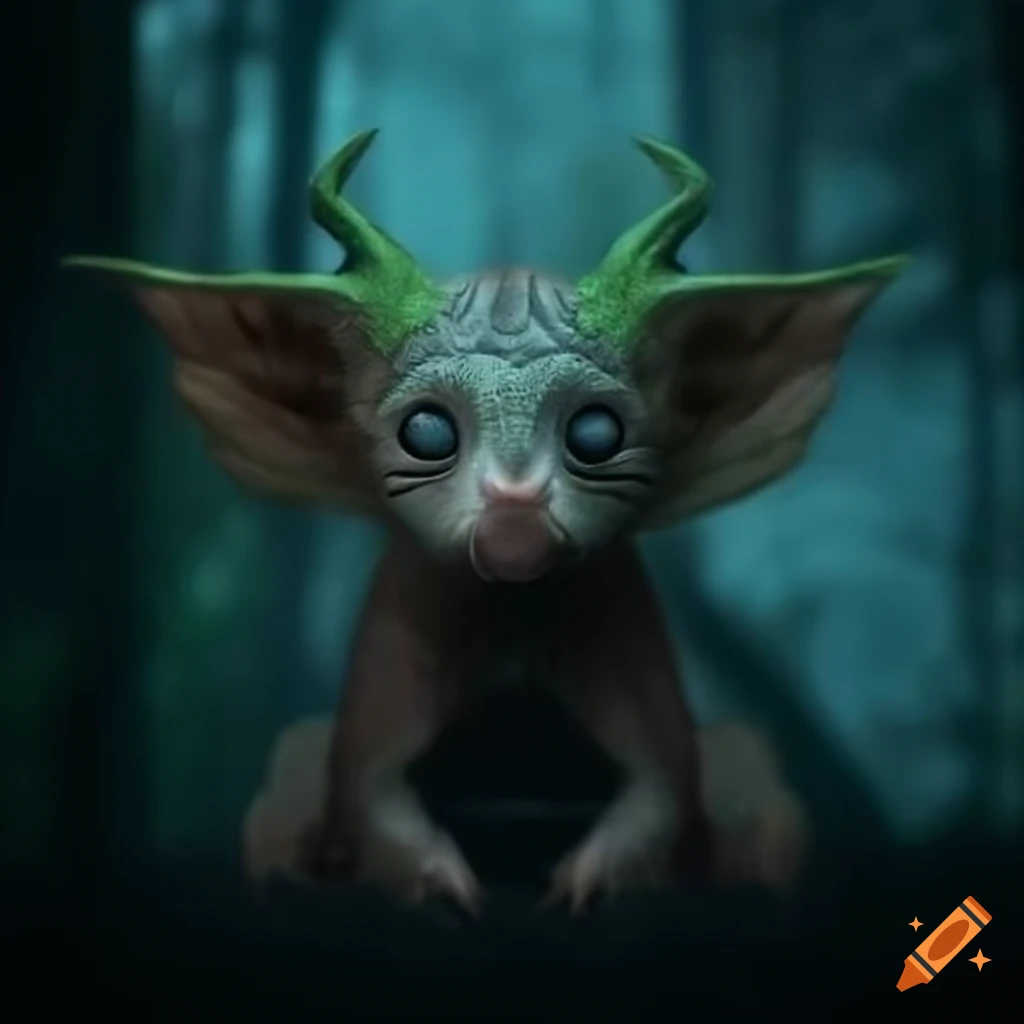 Mystical woodland creature on Craiyon