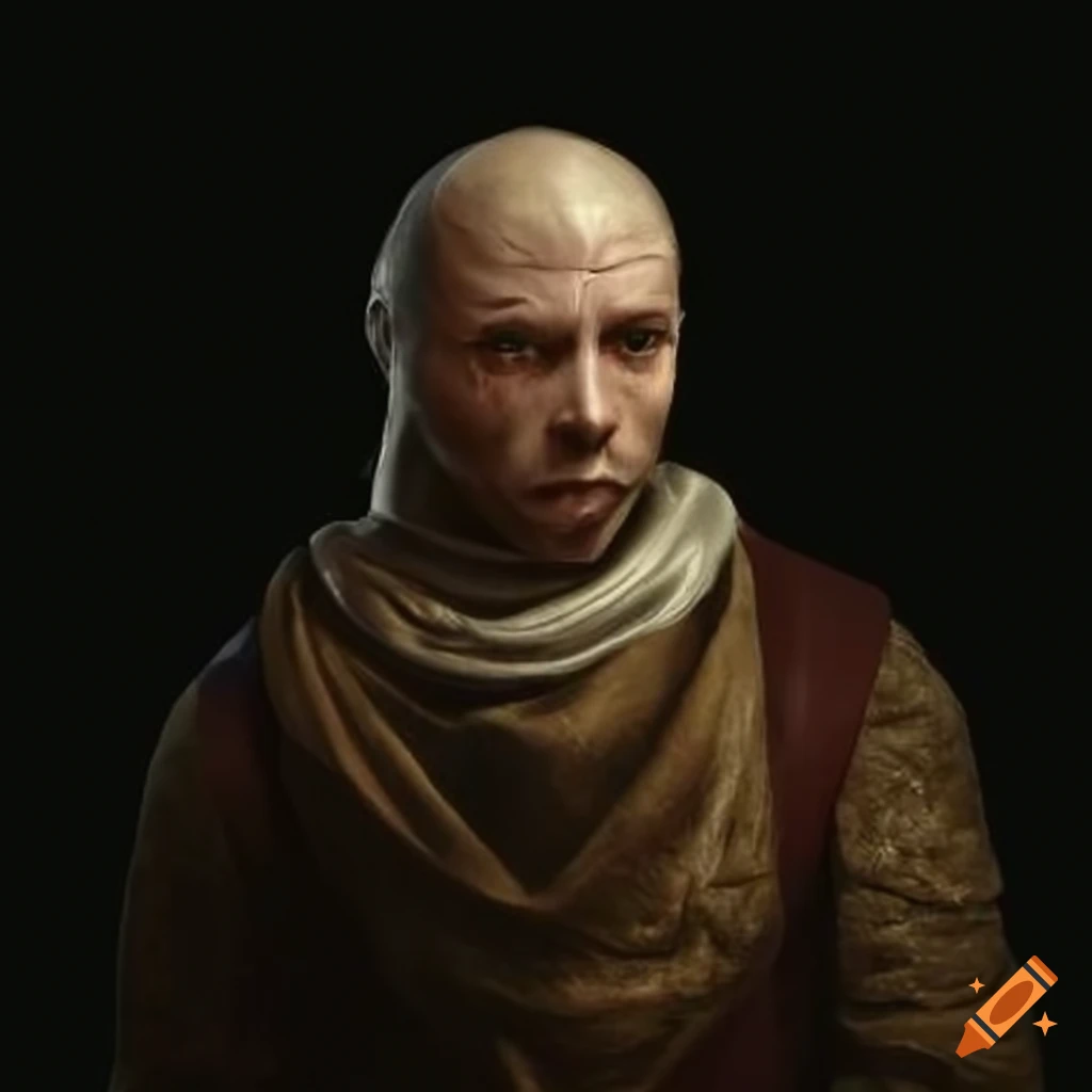 Medieval human scoundrel on Craiyon