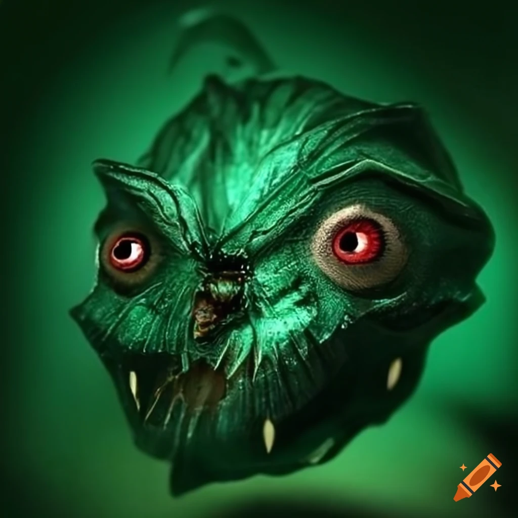 Emerald mimic fantasy creature on Craiyon