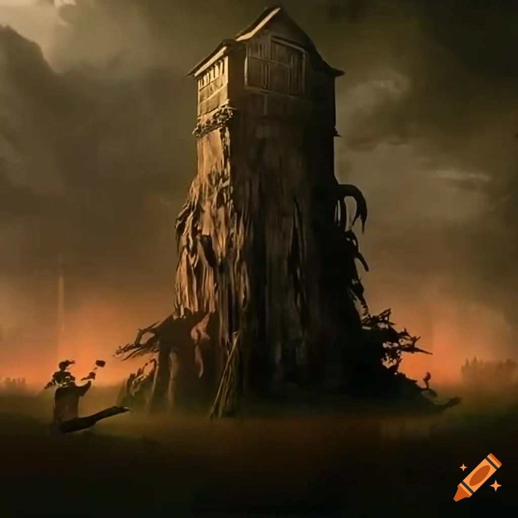 The great swamp tower on Craiyon