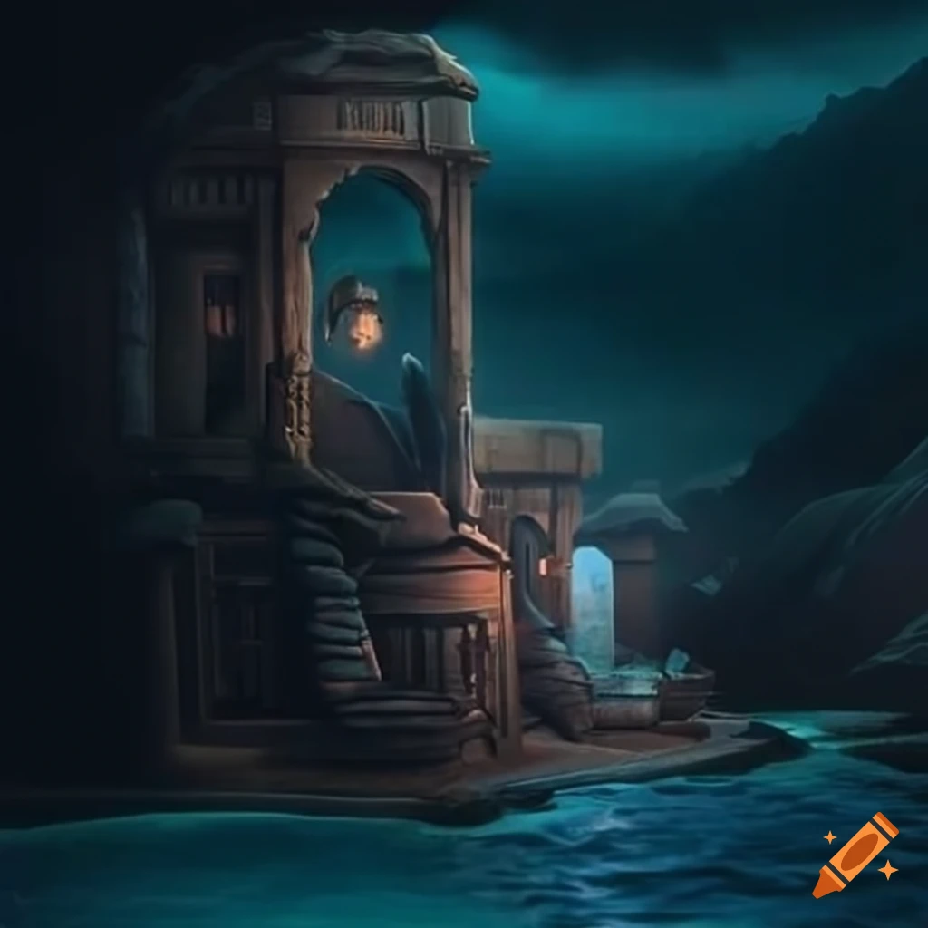 Scorpio rising house on Craiyon