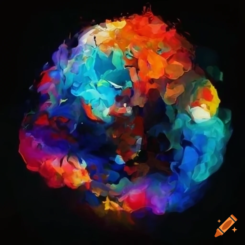 Abstract art in the unique style of yoon hyup on Craiyon