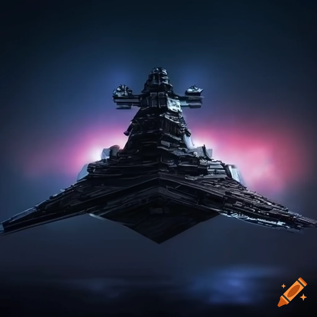 Imperial star destroyer from star wars on Craiyon