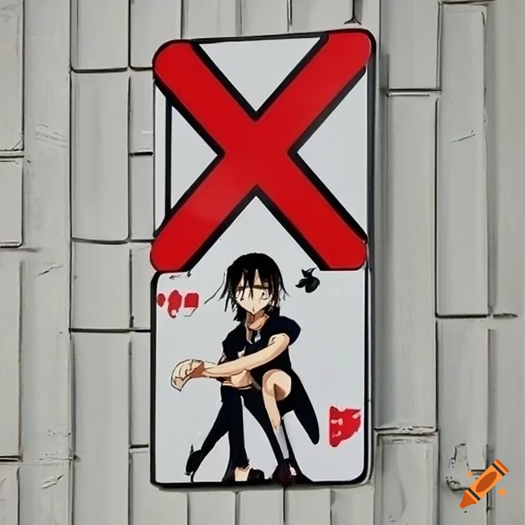 No anime sign on Craiyon