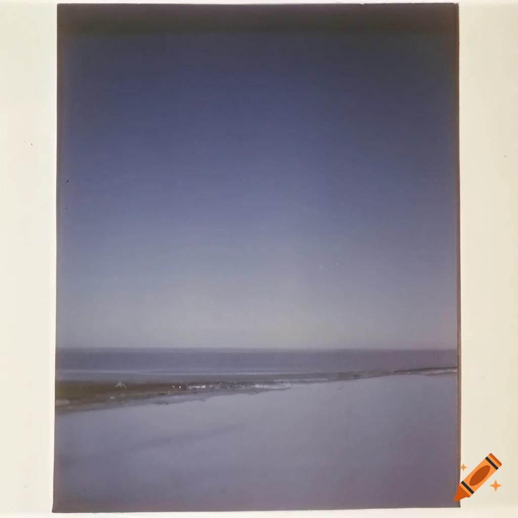Gray november day in 1993 captured in a polaroid snapshot on Craiyon