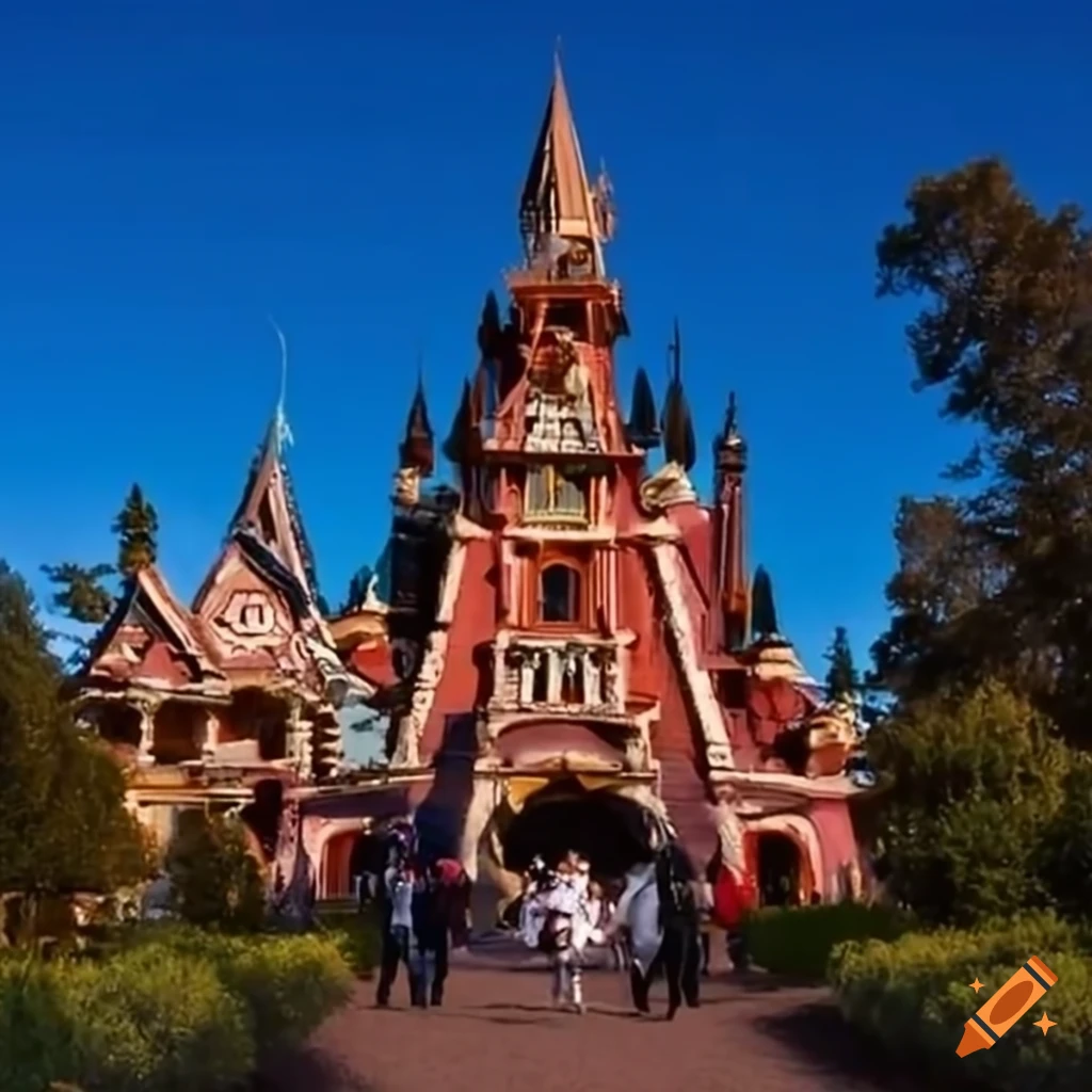 Michael jackson walking at neverland ranch from a sky view on Craiyon
