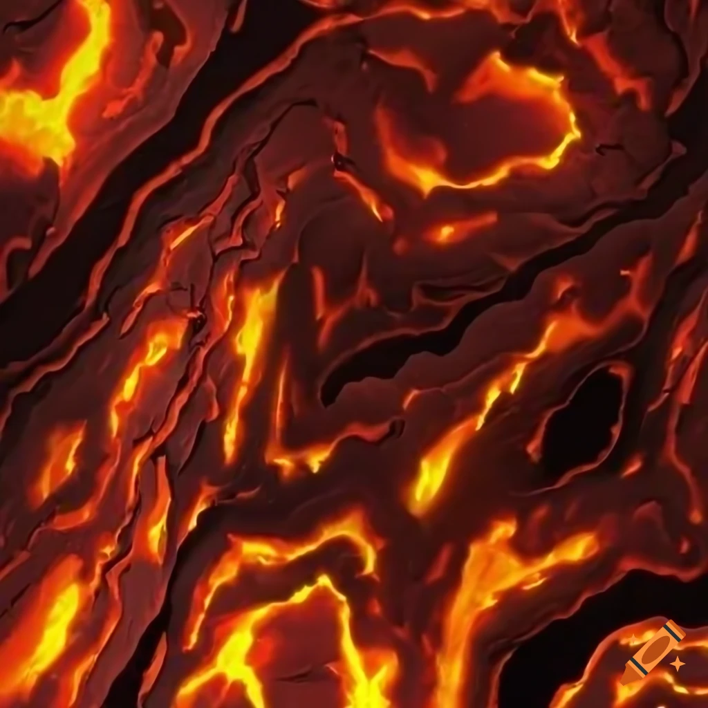 Magma texture on Craiyon
