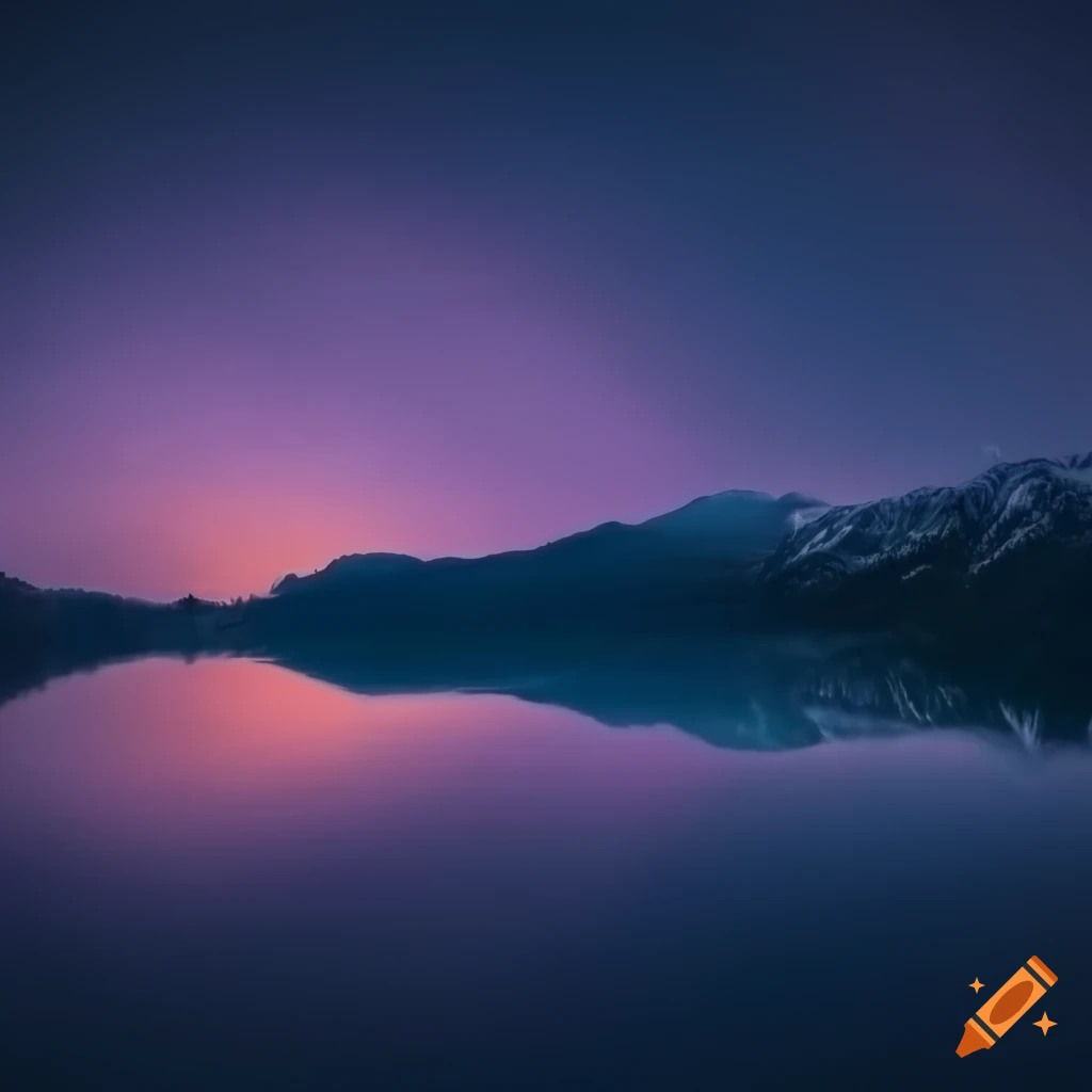 Scenic lake view on Craiyon