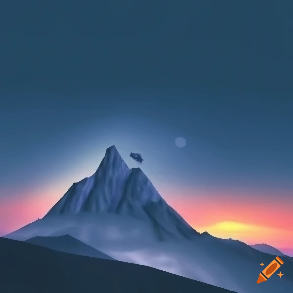 Super mario 64 cool, cool mountain landscape on Craiyon