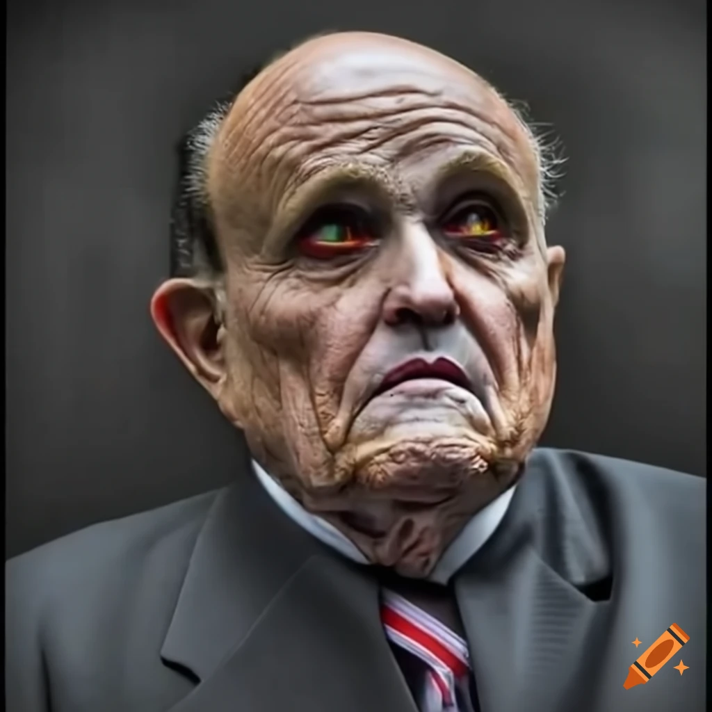 Rudy giuliani depicted as a dark sith lord on Craiyon