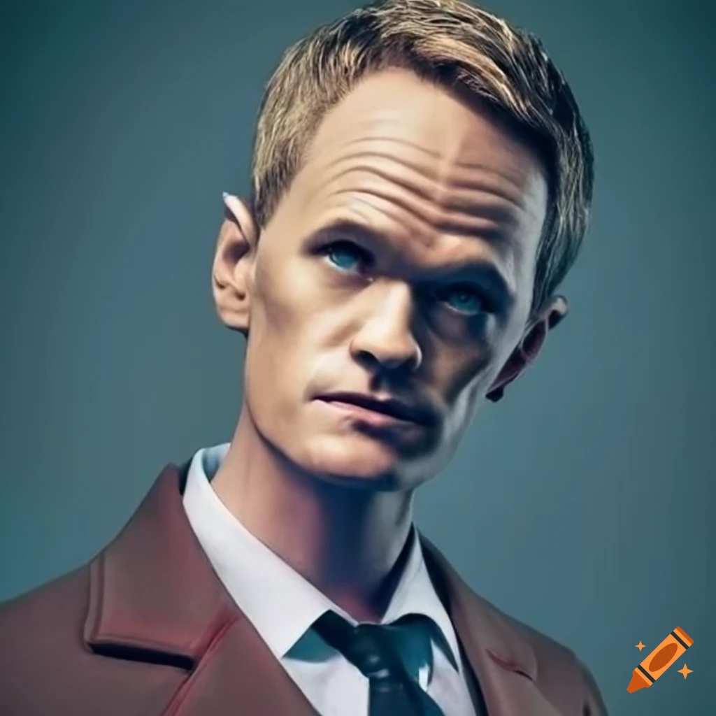 Portrait of neil patrick harris as the doctor from doctor who on Craiyon