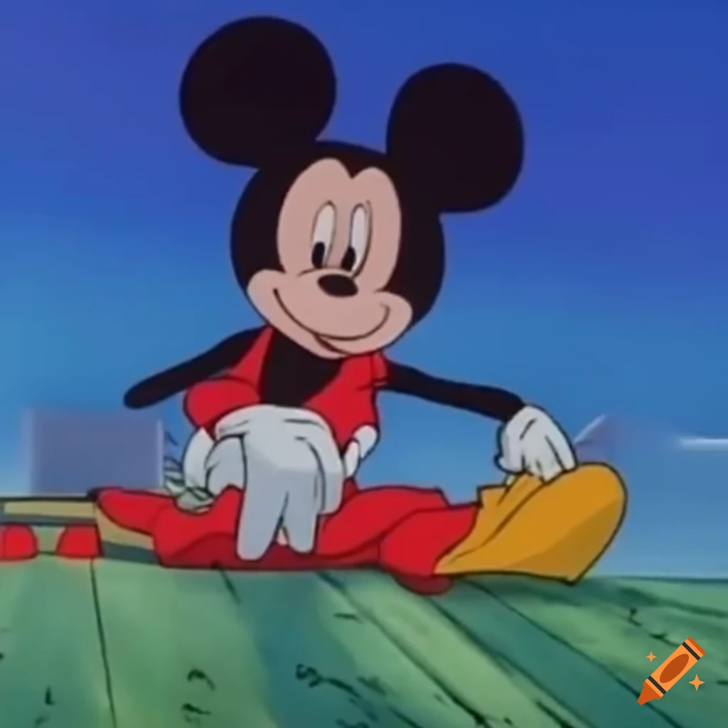 80's anime ova of mickey mouse on Craiyon
