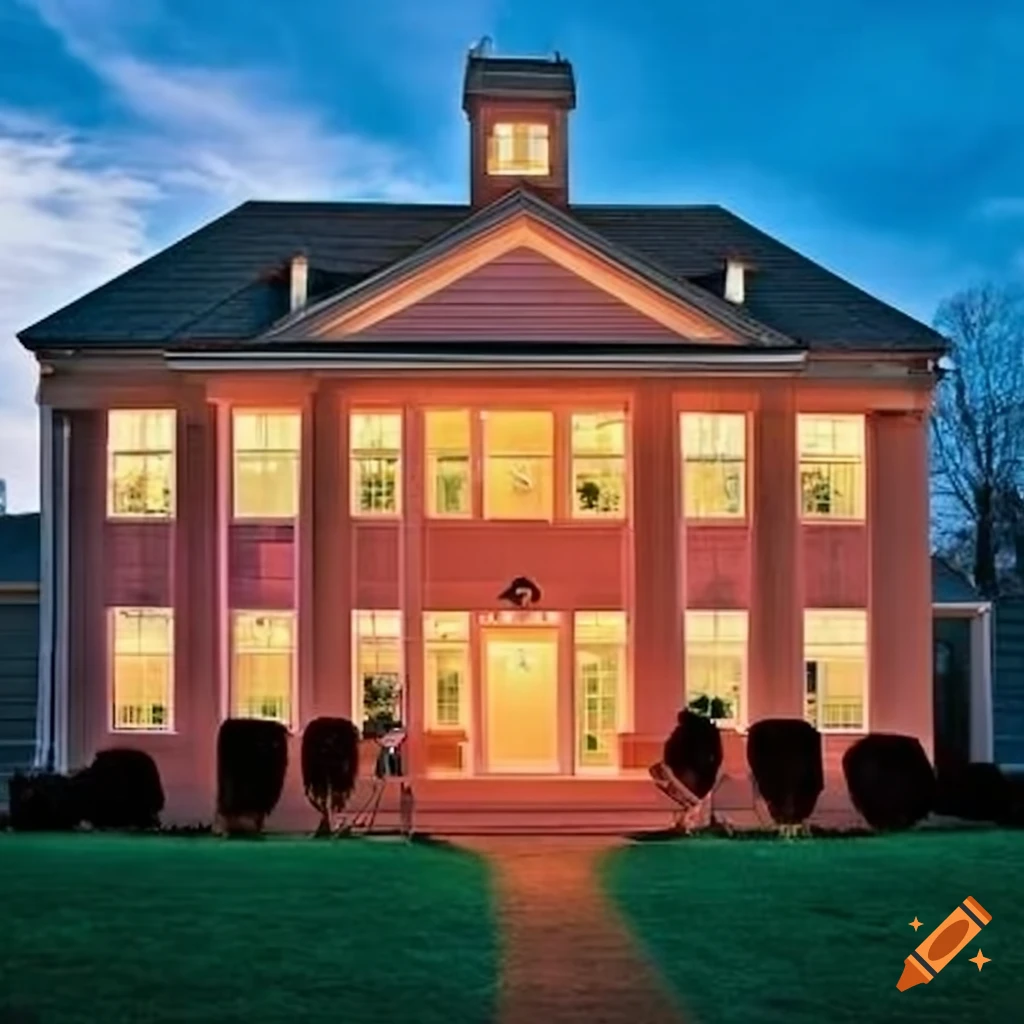 Alpha delta pi sorority house on Craiyon