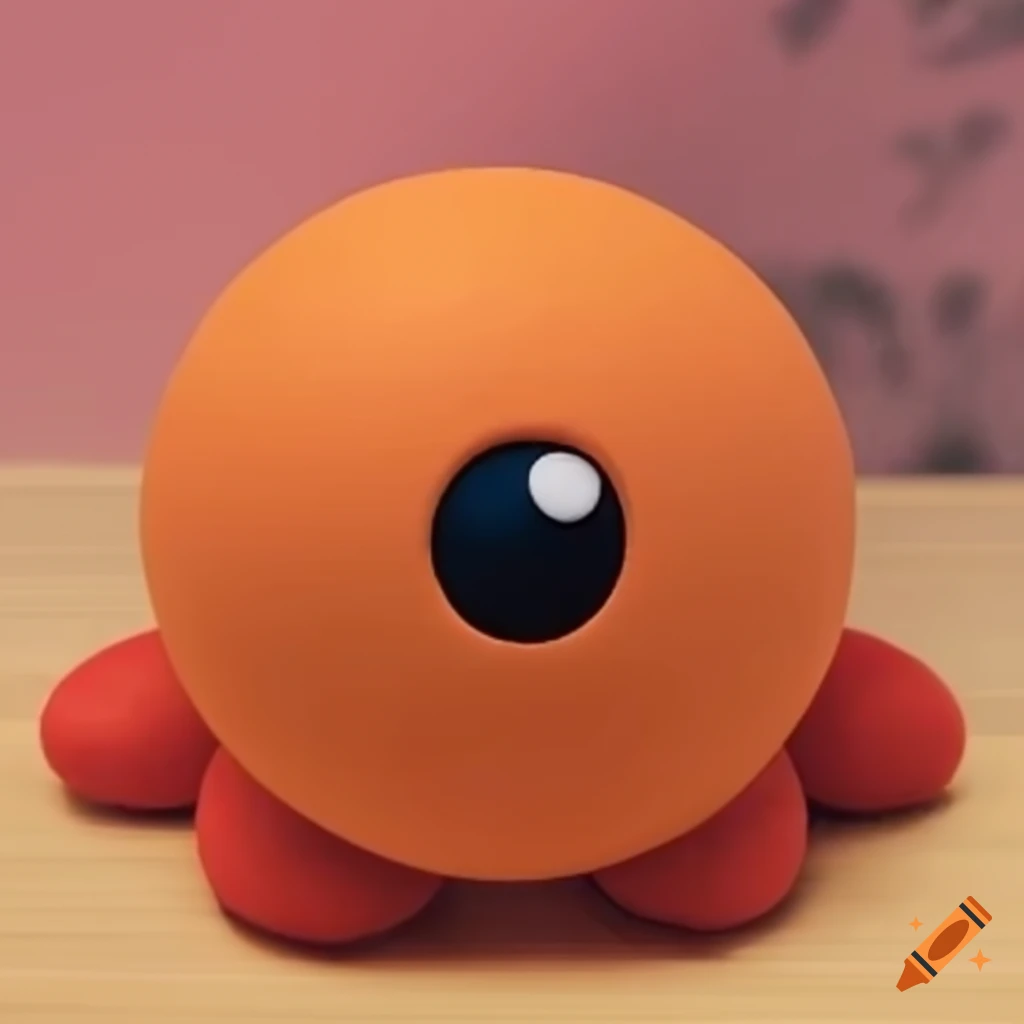 Scp-999 as kirby on Craiyon