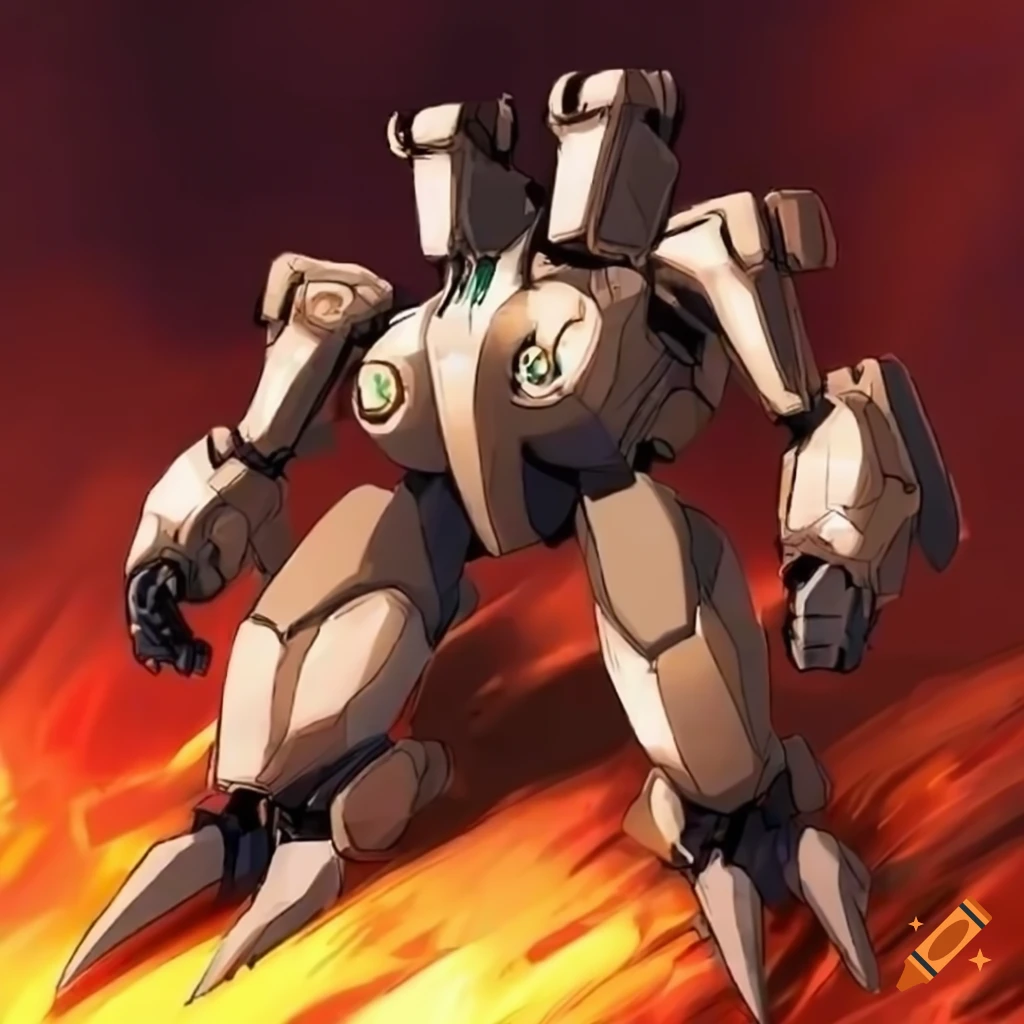 Light mech style in code geass with female design on Craiyon