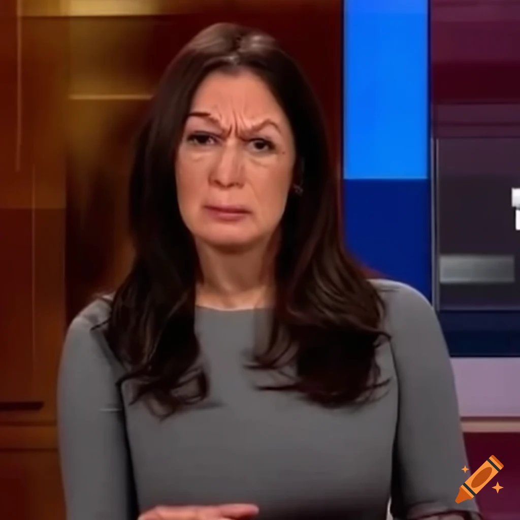 Crying italian mom being interviewed by news reporters on Craiyon