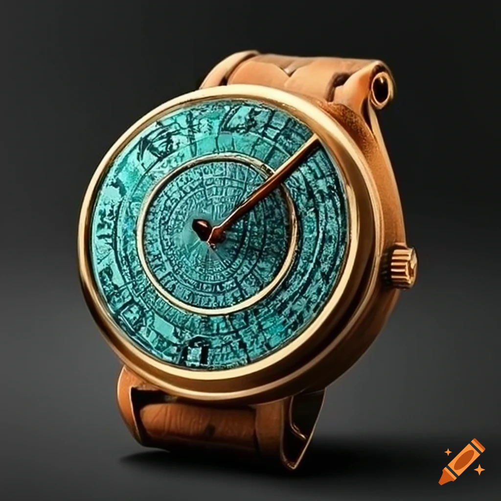 Retro modern stone sundial watch on Craiyon