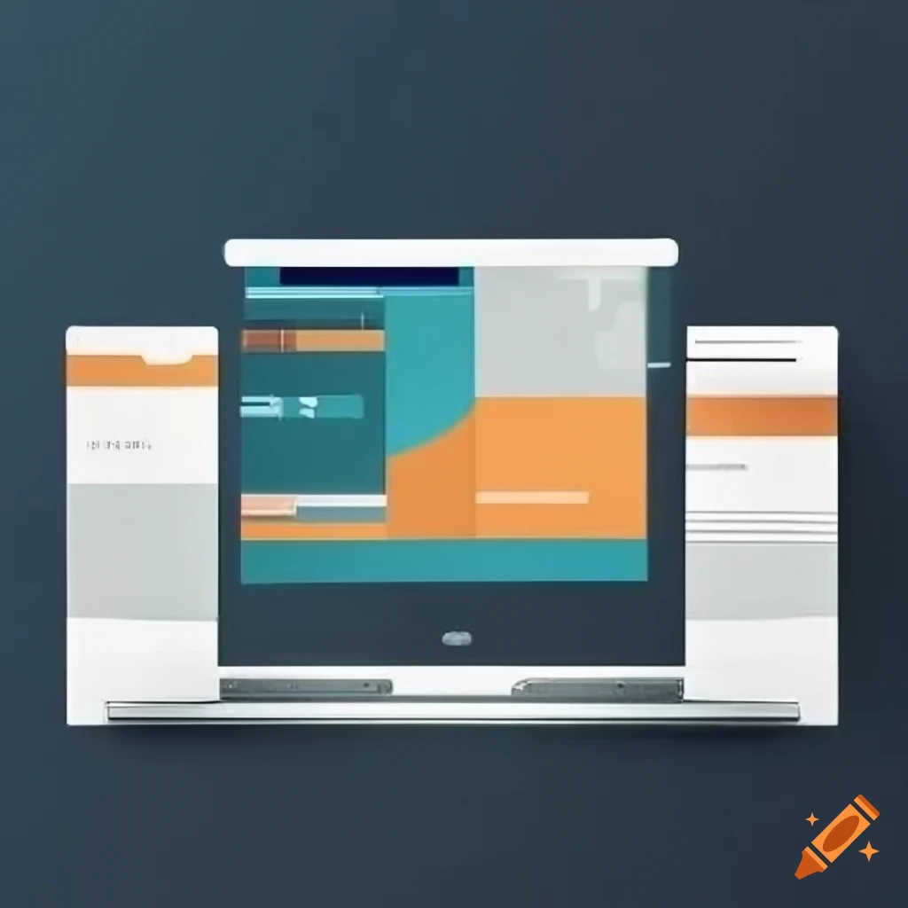 Website template with bootstrap material design on Craiyon