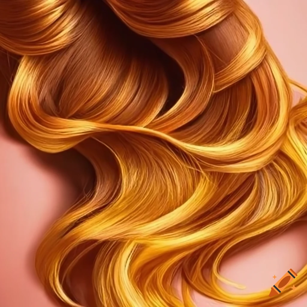 Beautiful hair adorned with flowers on Craiyon