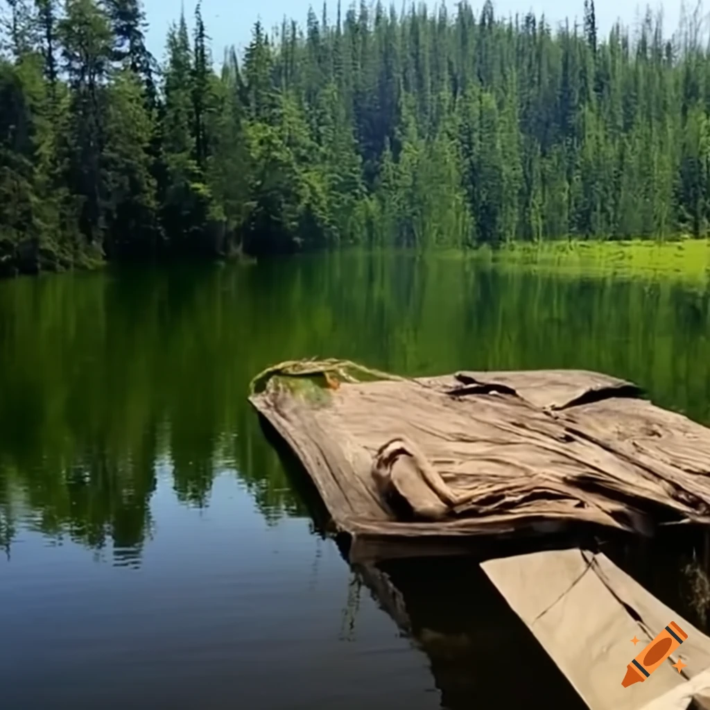 Lake view on Craiyon