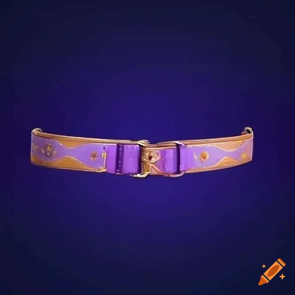 Front view of a noble magic belt on Craiyon