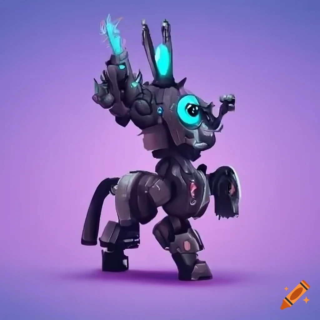 Customized my little pony mech design on Craiyon