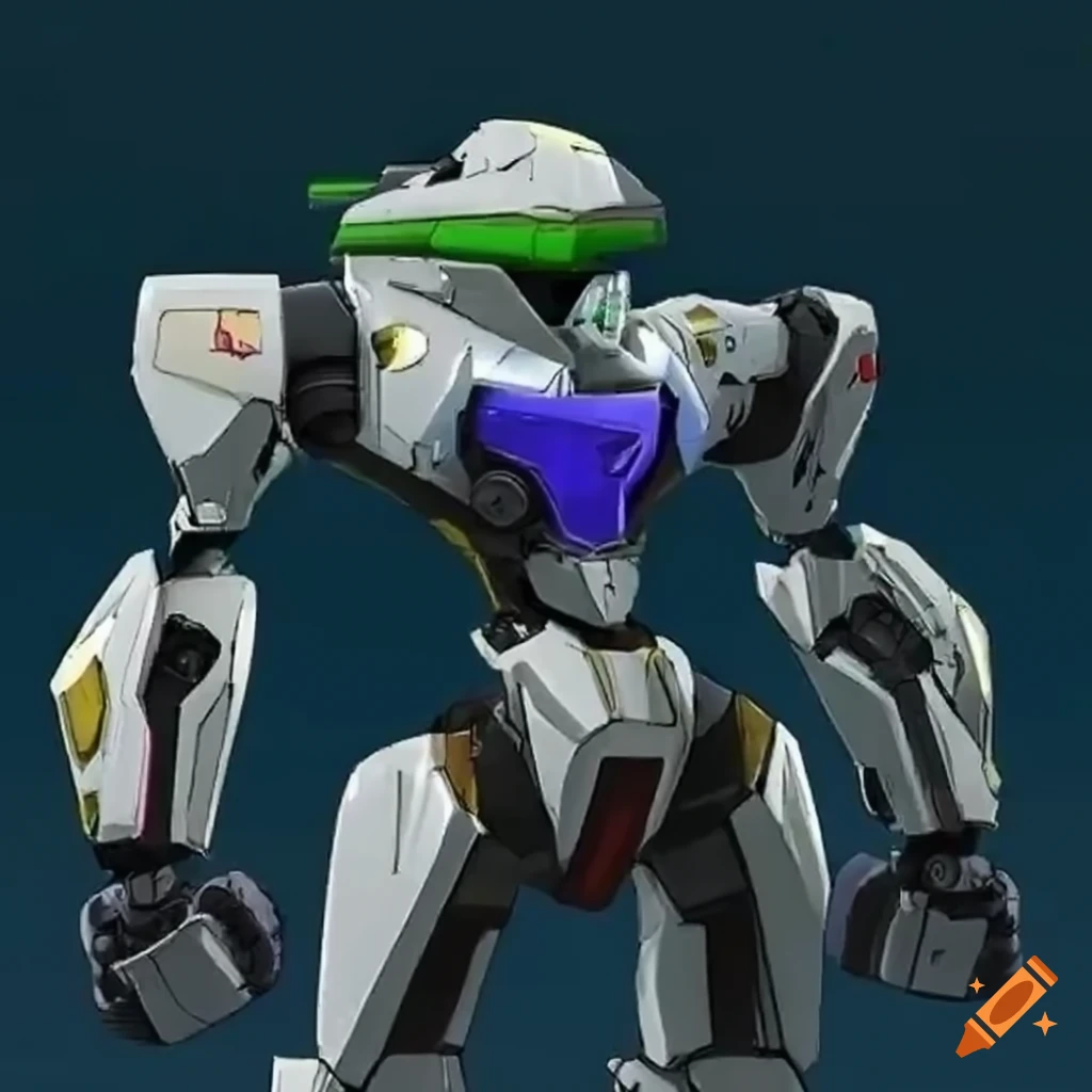 Detailed light mech in code geass with powerful and athletic design on ...