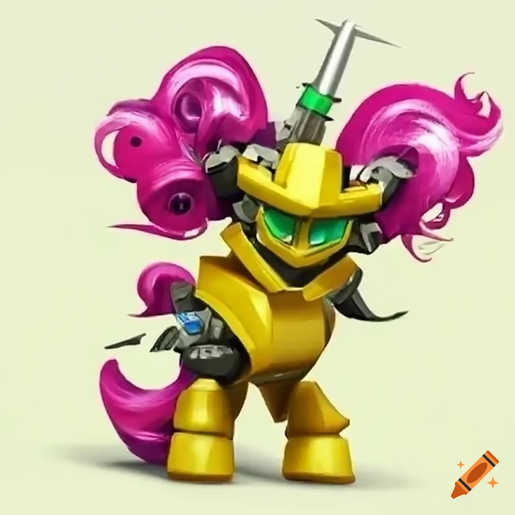 Colorful mech inspired by my little pony on Craiyon