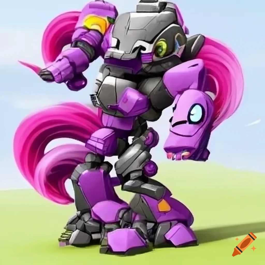 My little pony slick mech on Craiyon