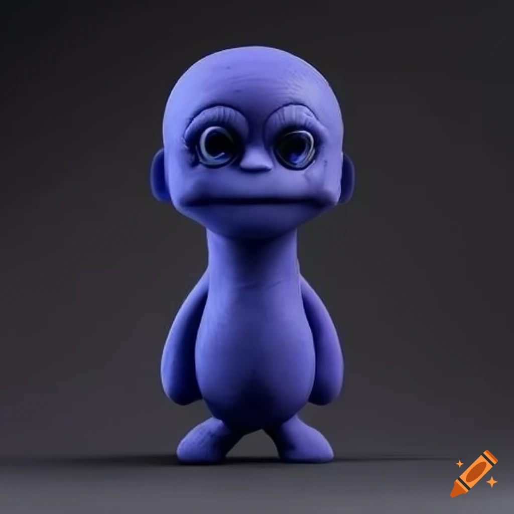 Designer toy creature on Craiyon