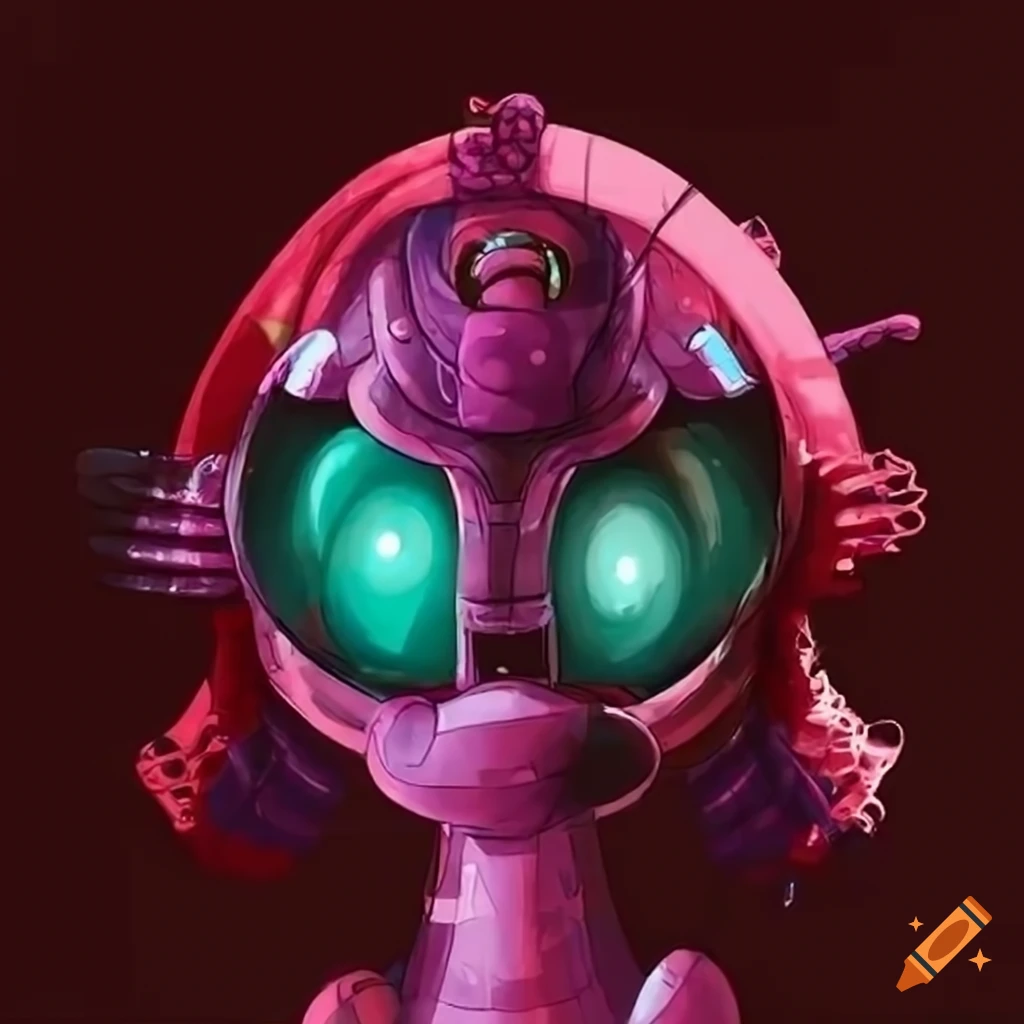 Colorful and detailed artwork of a cute My Little Pony robot on Craiyon